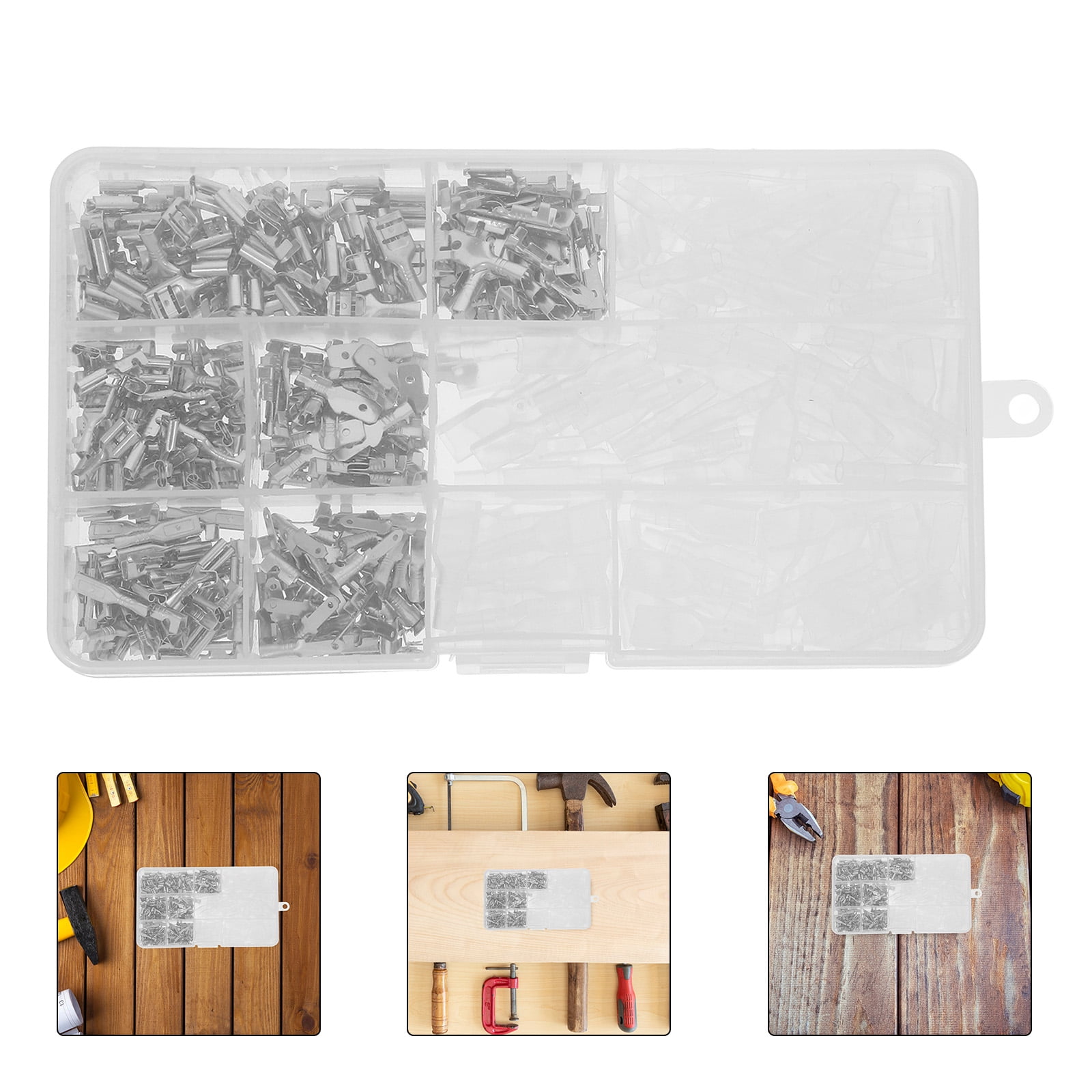 BALAHAPY Wire Spade Connectors 360Set Silver Color for Electrical ...