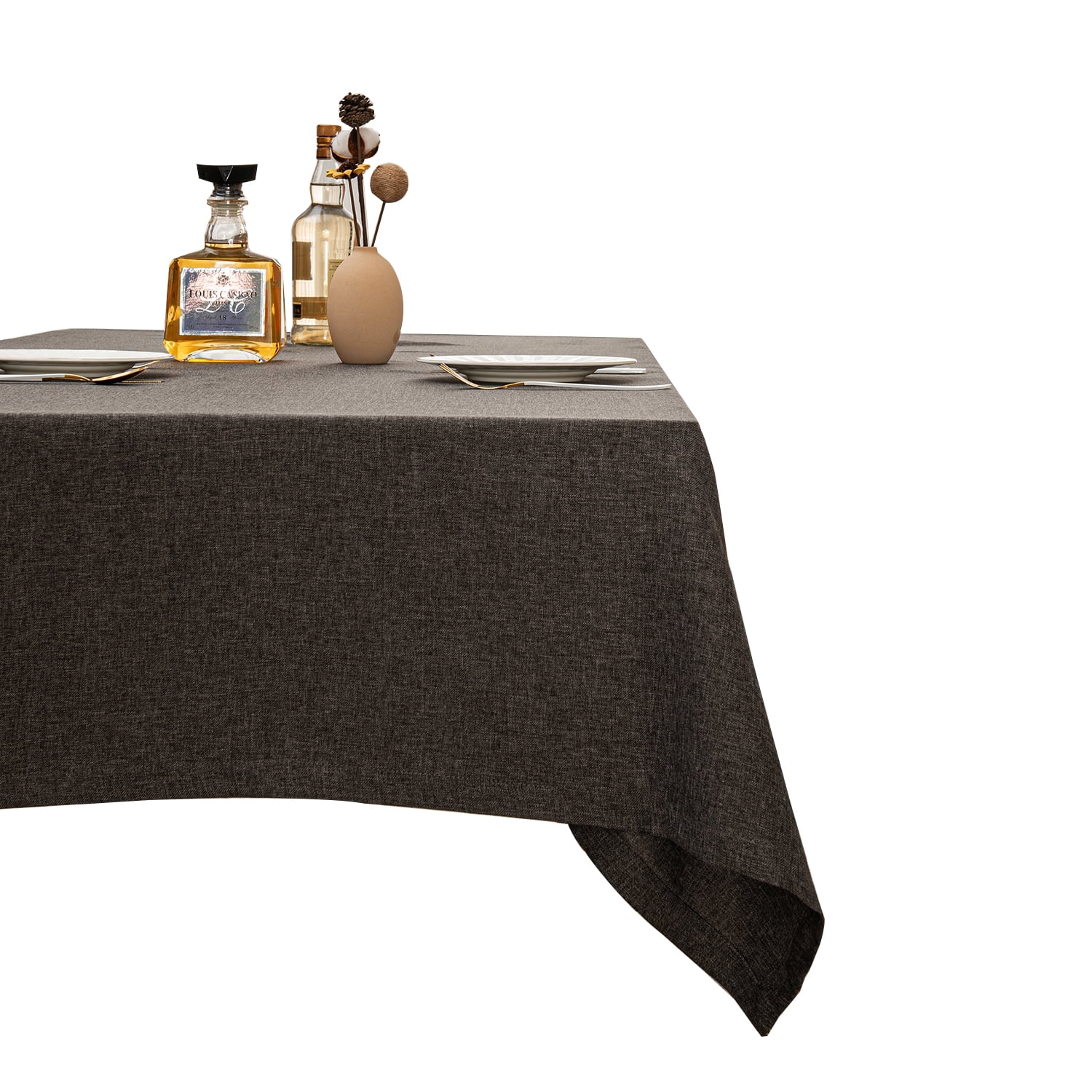 BALCONY & FALCON Rectangular Tablecloth Fine Yarns Linen Waterproof ...
