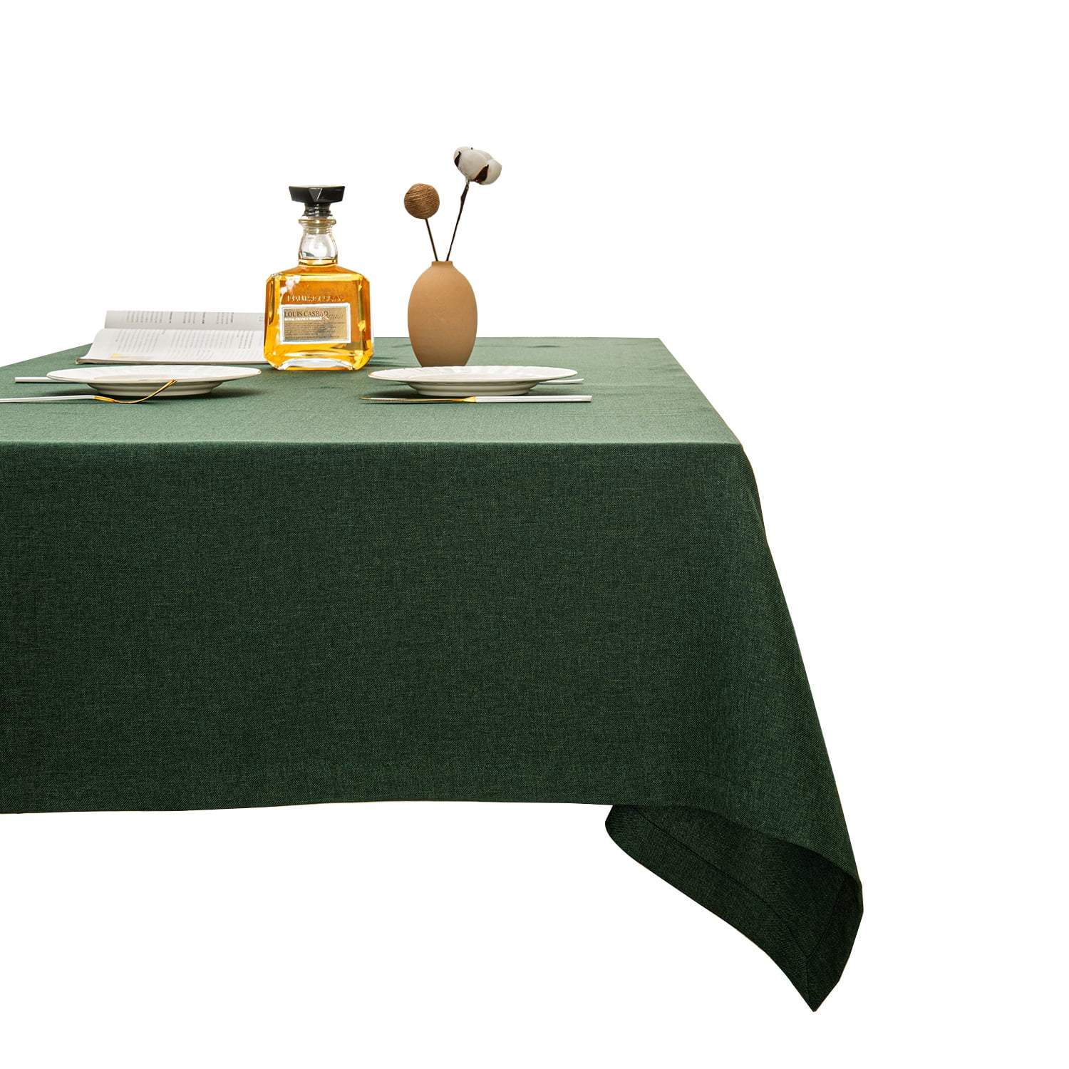 BALCONY & FALCON Rectangular Tablecloth Fine Yarns Linen Water ...