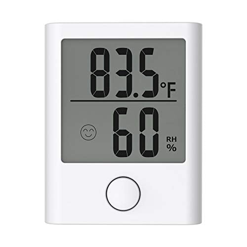 BALDR Digital Mini Hygrometer & Indoor Thermometer - Monitor Room ...