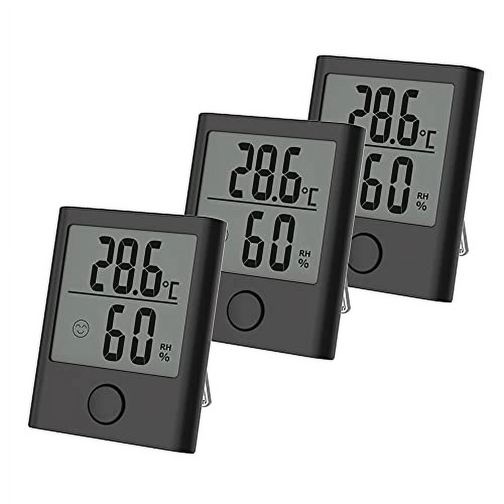 Baldr Digital Mini Hygrometer and Indoor Thermometer for Accurate ...