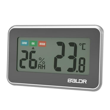 HESITONE High Accuracy Digital Room Thermometer Indoor Hygrometer Mini ...