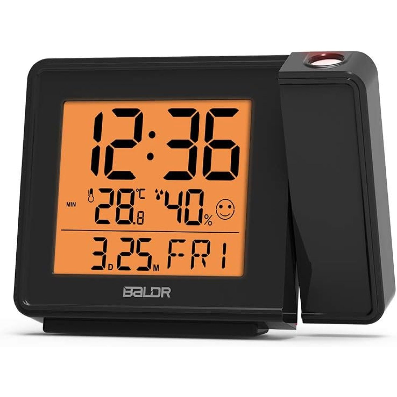 BALDR Projection Alarm Clock - Atomic Digital Projector Alarm Clock for ...