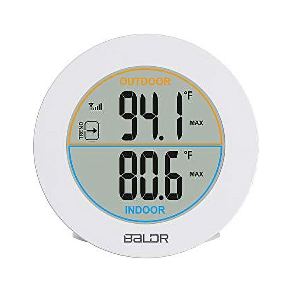BALDR Wireless Indoor/Outdoor Thermometer - Surface or Wall Mounted ...