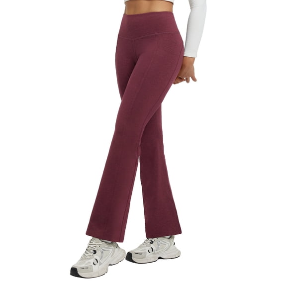 BALEAF Fleece Lined Leggings Women Winter Yoga Pants Thermal Warm High ...