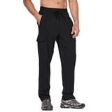 BALEAF Men's Hiking Pants Cargo Quick Dry Water Resistant Elastic Waist ...
