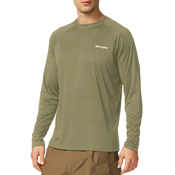 Baleaf, Mens Long Sleeve Sun Protection Shirt, UPF50+ UV SPF, Size L ...