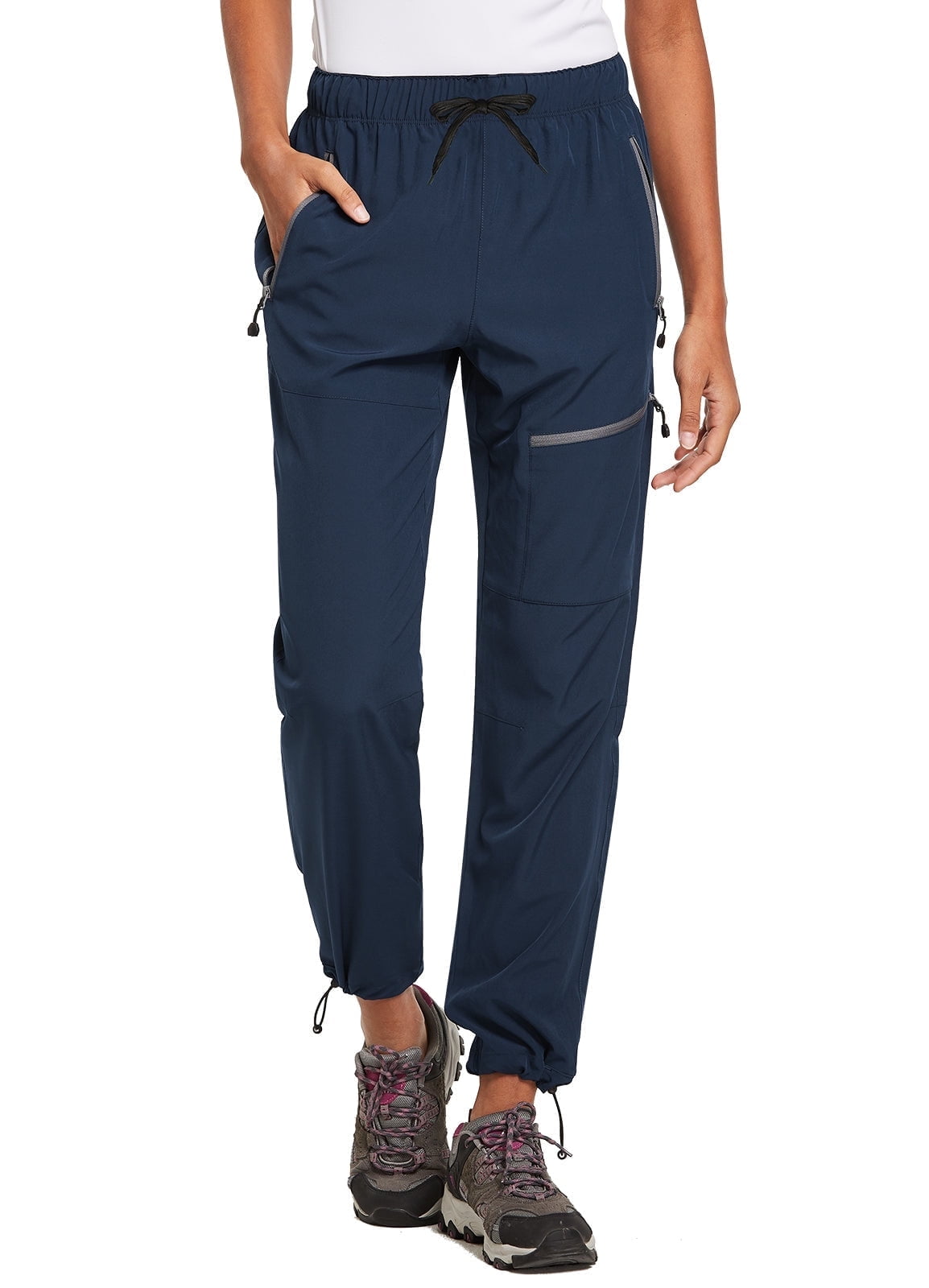 BALEAF Women's 27" Petite Length Hiking Pants Quick Dry Water Resistant ...