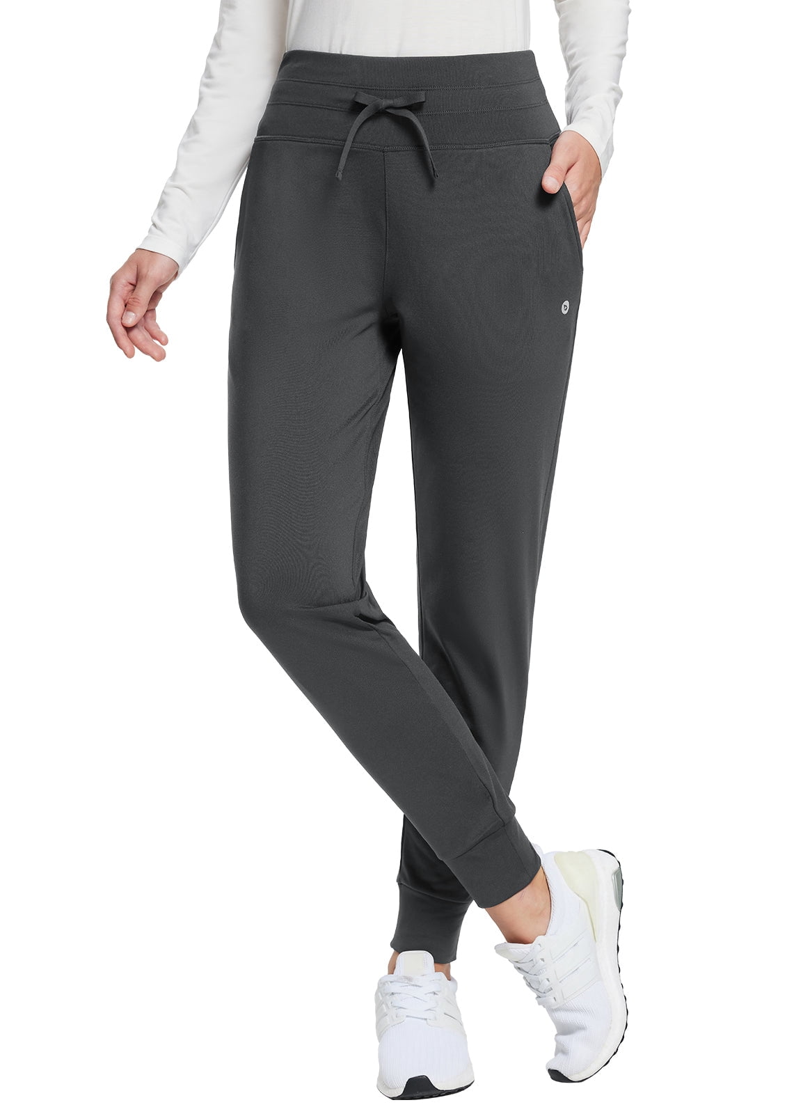 BALEAF Women's Petite Fleece Lined Pants Waterproof Joggers Sweatpants ...