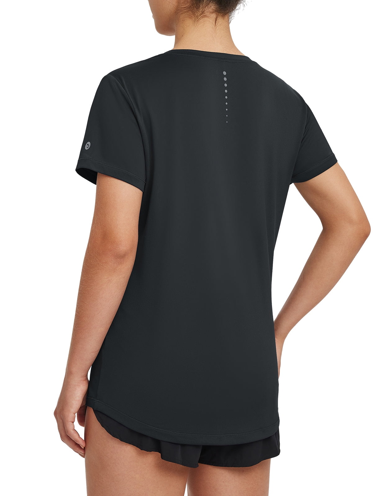 BALEAF Women's Running Shirts Short Sleeve Workout Athletic Tops ...