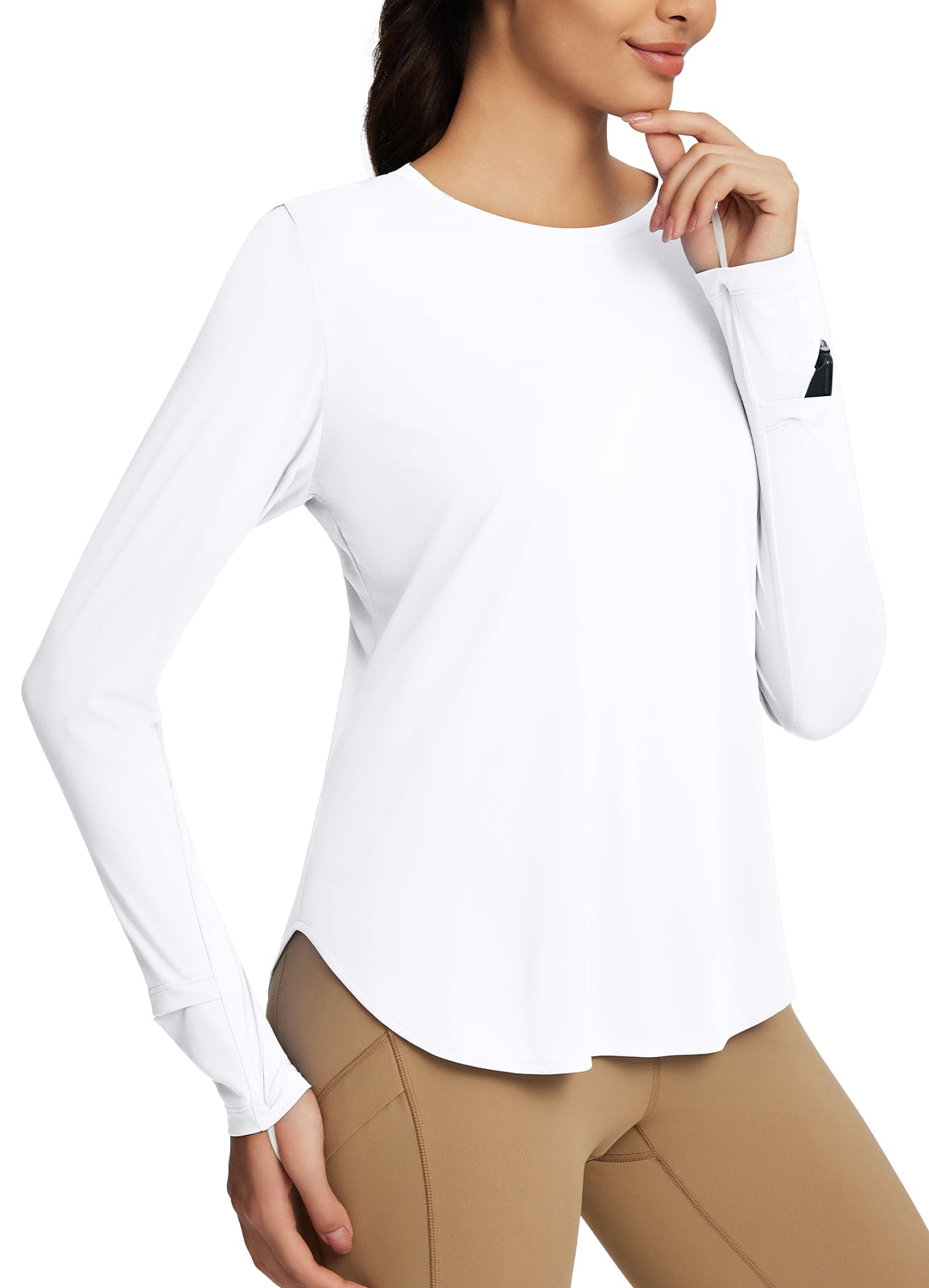 BALEAF Women's UPF 50+ Sun Shirts UV Protection Long Sleeve Rash Guard Lightweight Quick Dry SPF ...