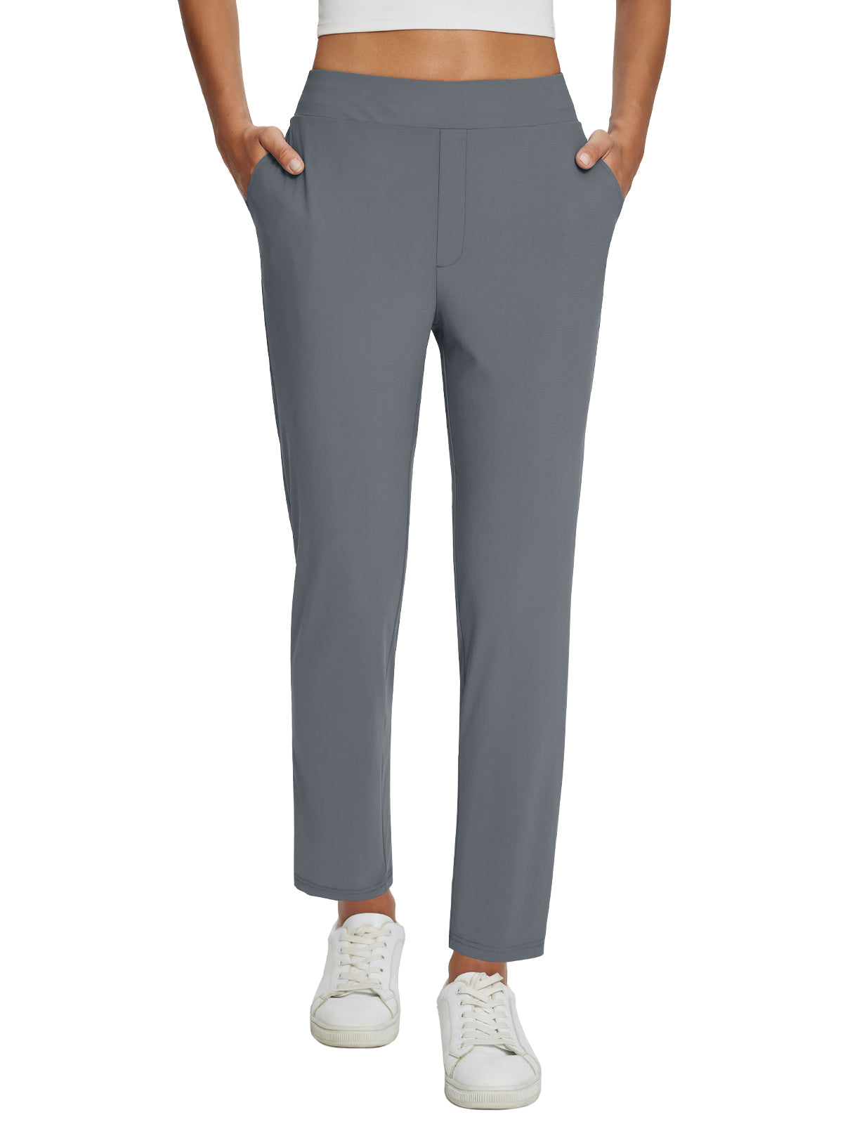BALEAF Womens Business Casual Pants Stretch Travel Pants On Airplane ...