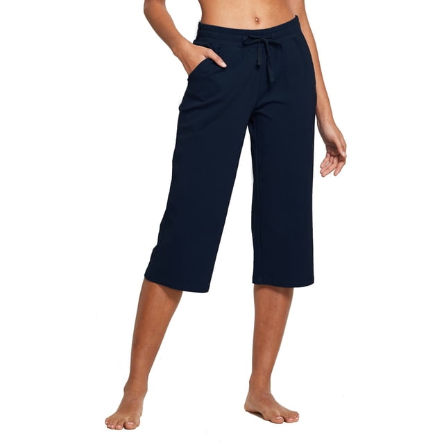 BALEAF Womens Pants Yoga Capris Training Work Running Joggers Casual ...