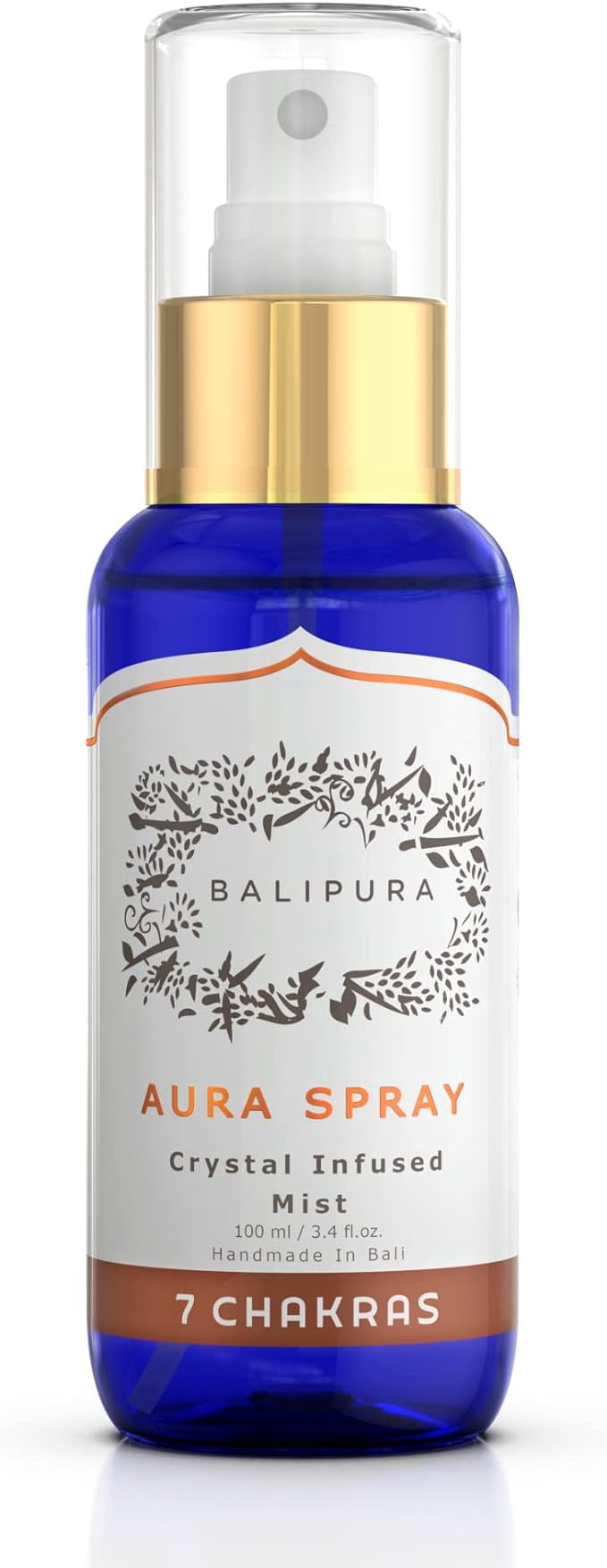 BALIPURA - 7 Chakra Aura Crystal Spray - Natural Mist with Frankincense ...