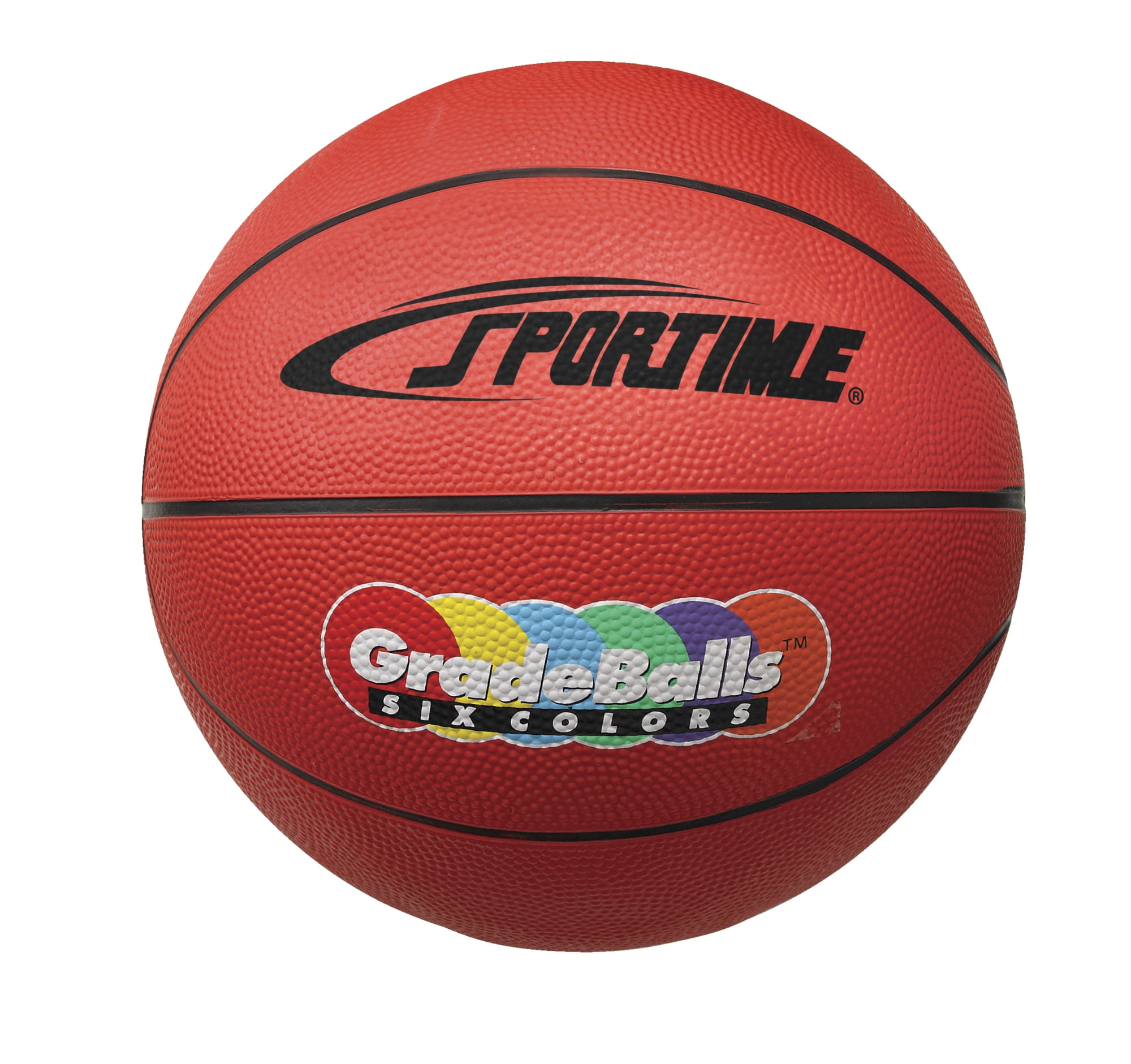 BALL BASKETBALL RUBBER JR RED - SPORTIME - Walmart.com