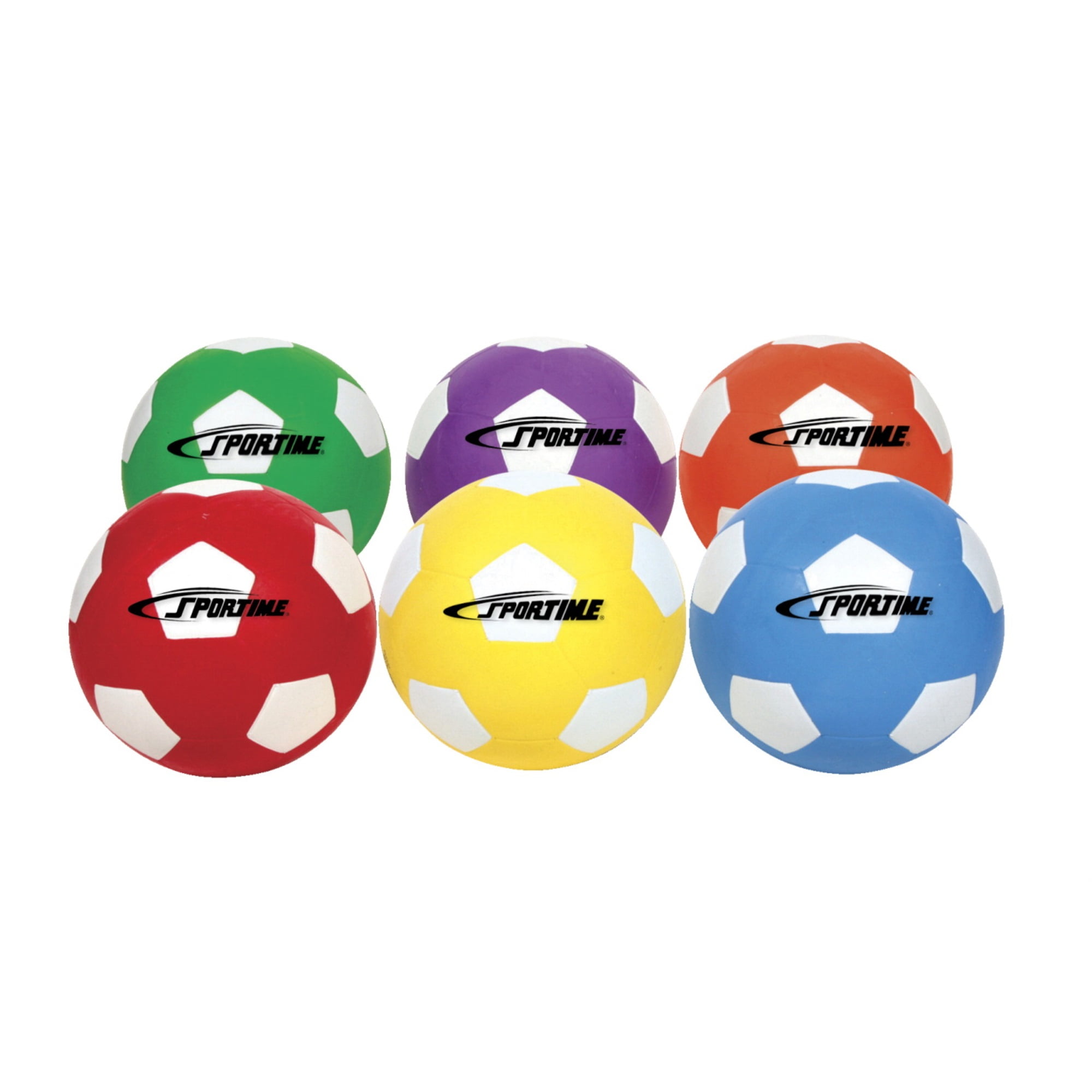 Sportime Size 4 Soccer Balls, Set of 6 - Walmart.com
