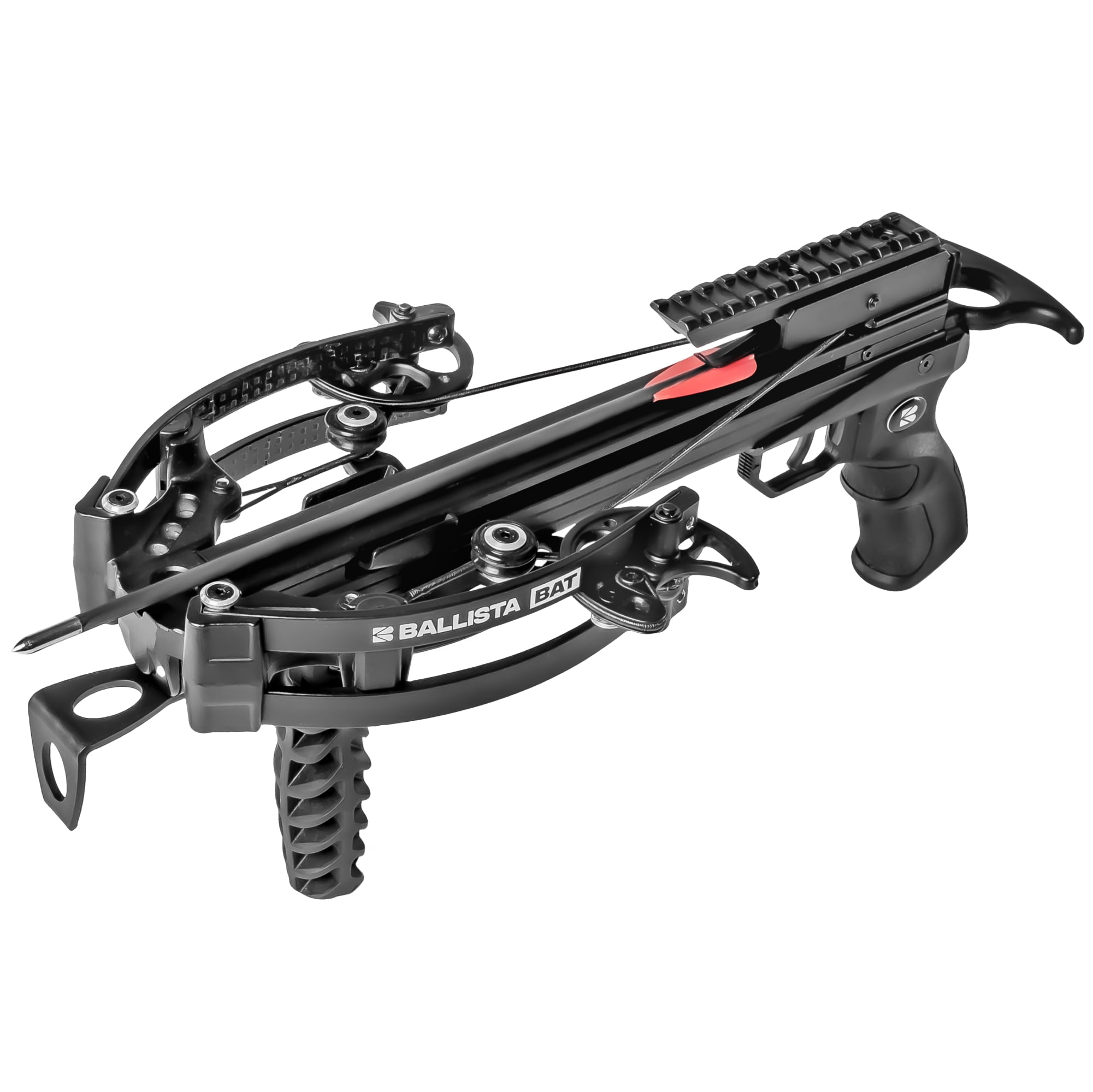 BALLISTA BAT Compound Mini Crossbow, Self-Cocking with One Hand Small ...