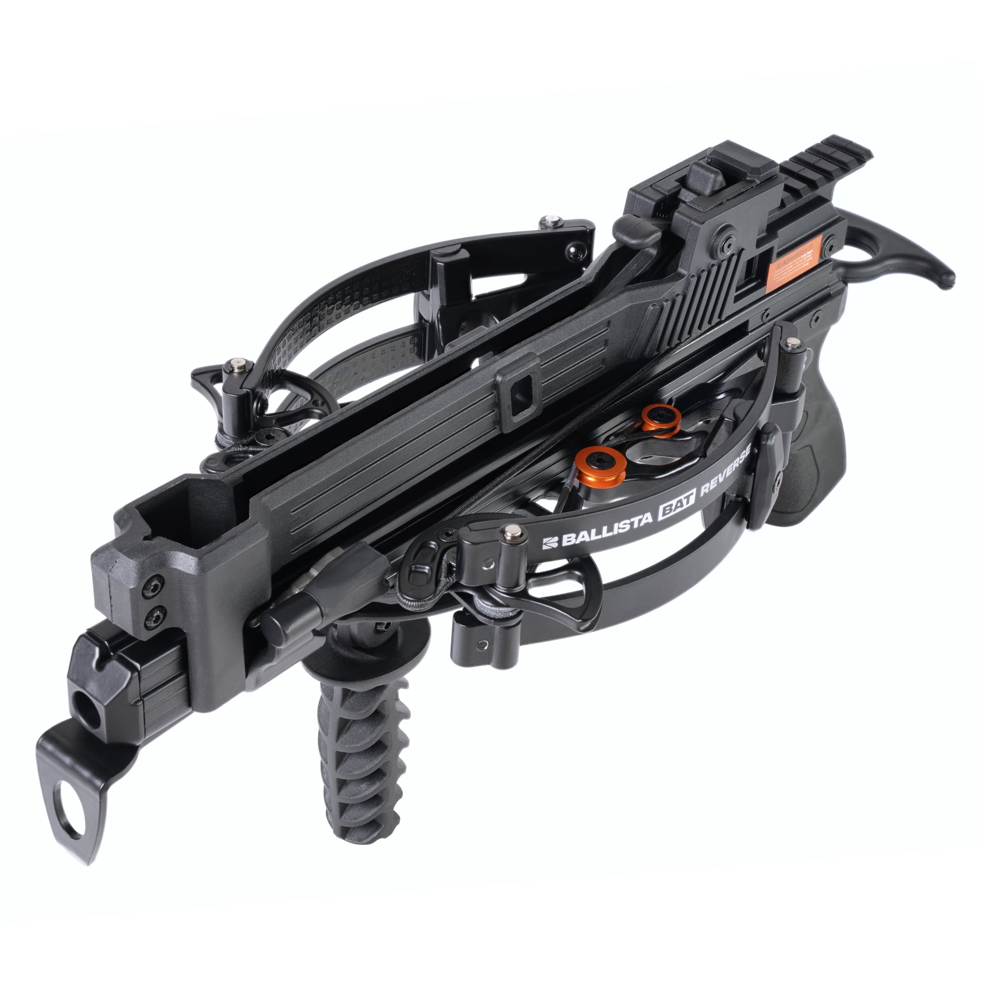 BALLISTA BAT Mini Crossbow w/Magazine - Black, One-Handed, Self-Cocking ...