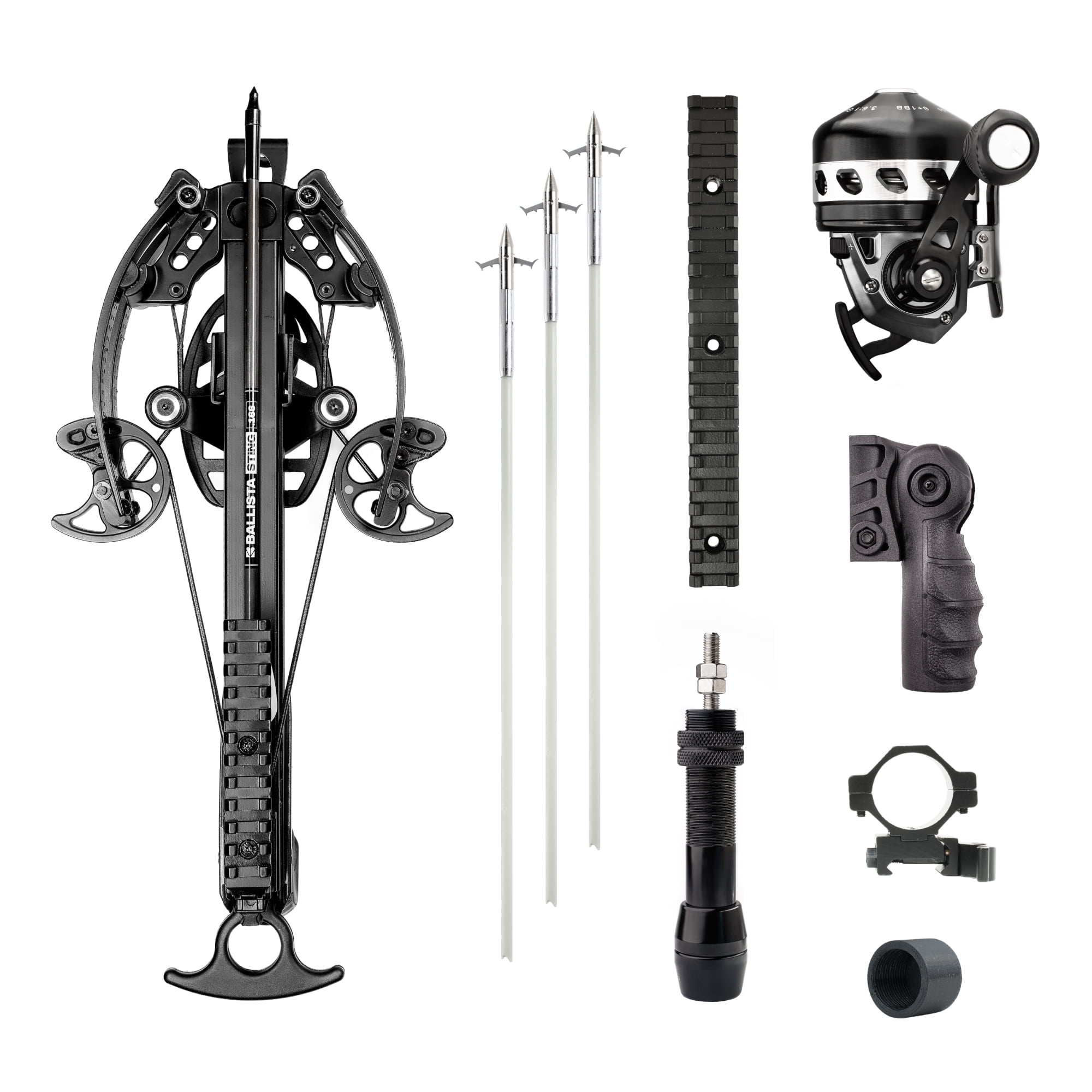BALLISTA Bowfishing All-in Bundle: BAT Crossbow w/ BL33 Reel + Seat ...