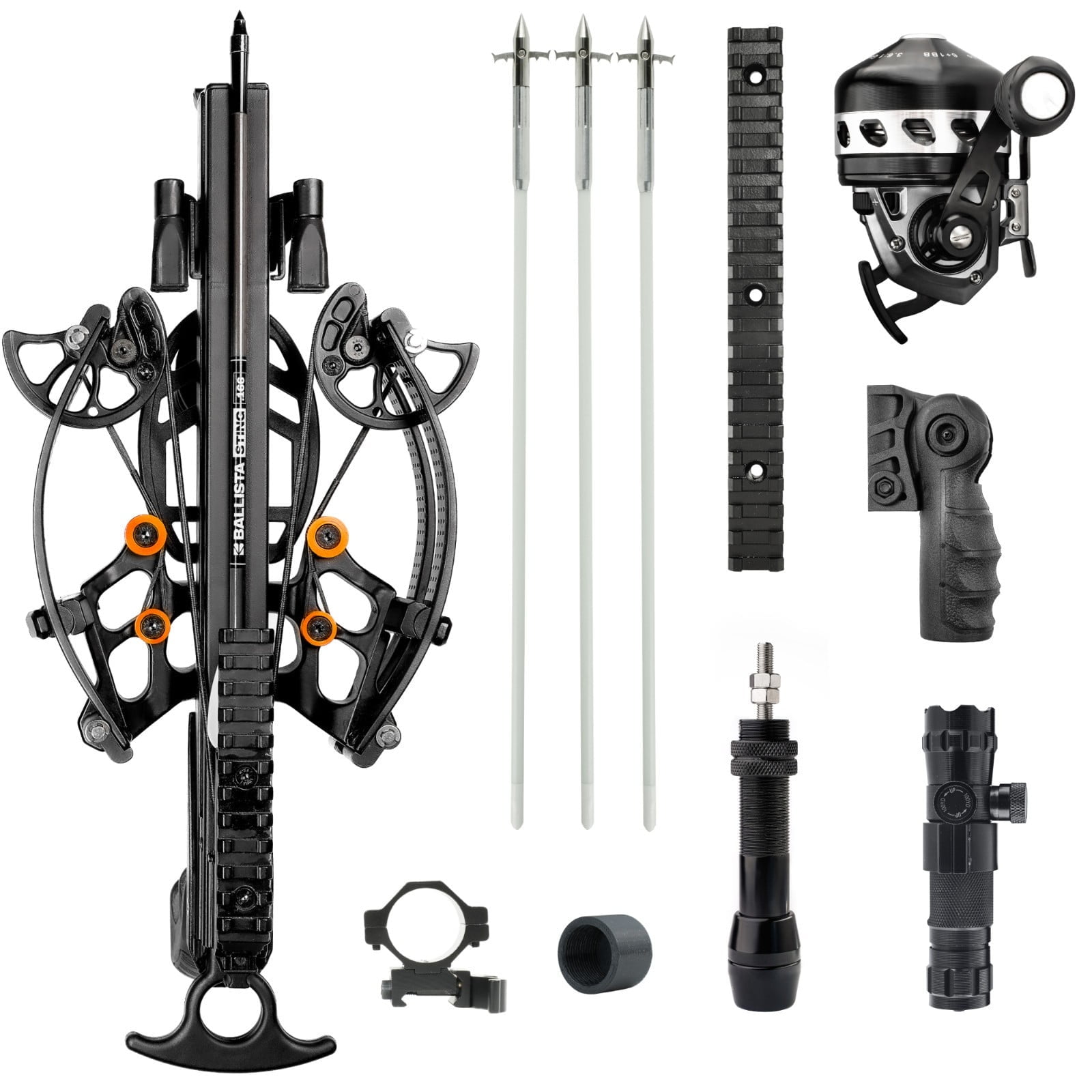 Ballista Bowfishing All-in Bundle: BAT Reverse Crossbow w/ BL33 Reel ...