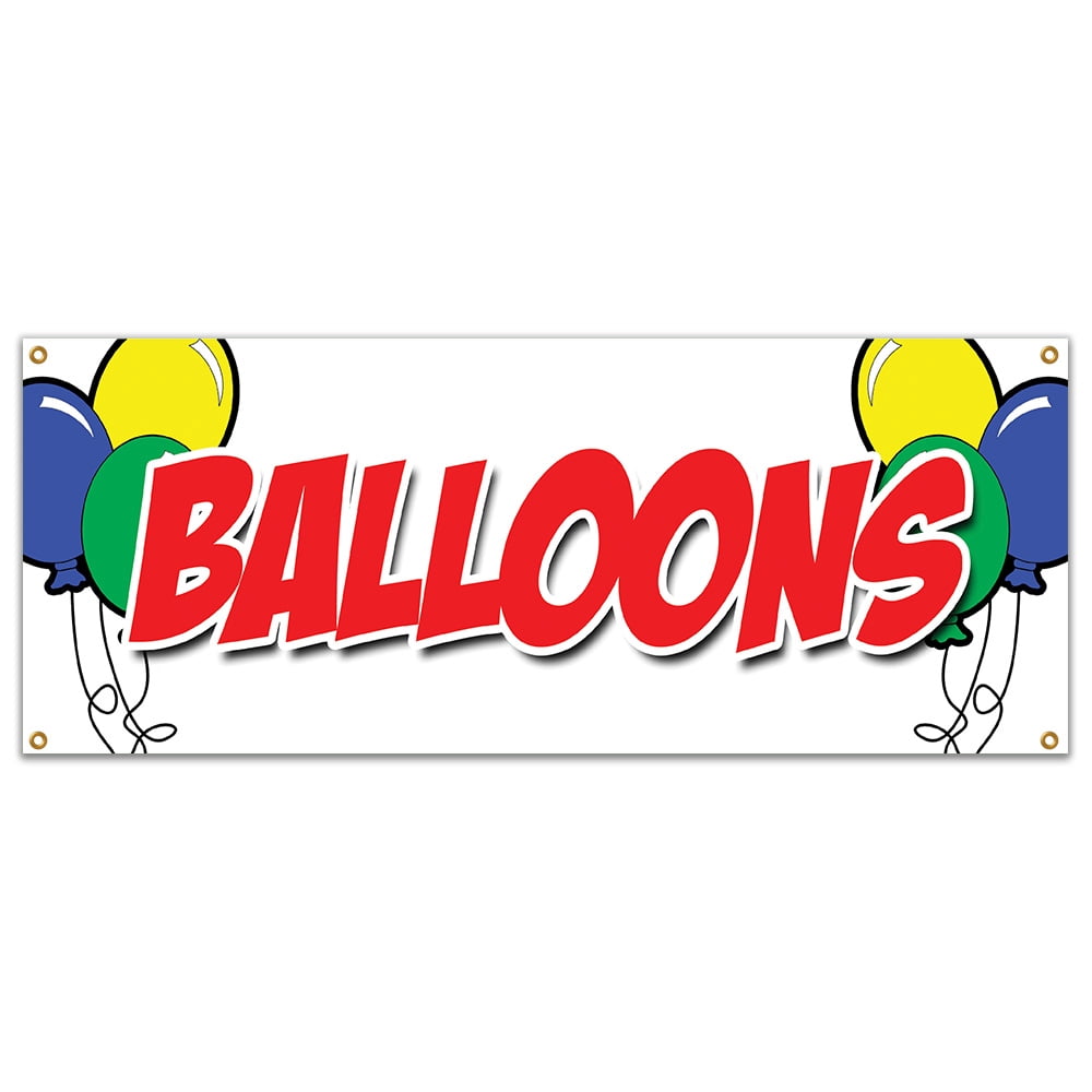 BALLOONS BANNER SIGN helium party birthday foil latex animals clown air ...
