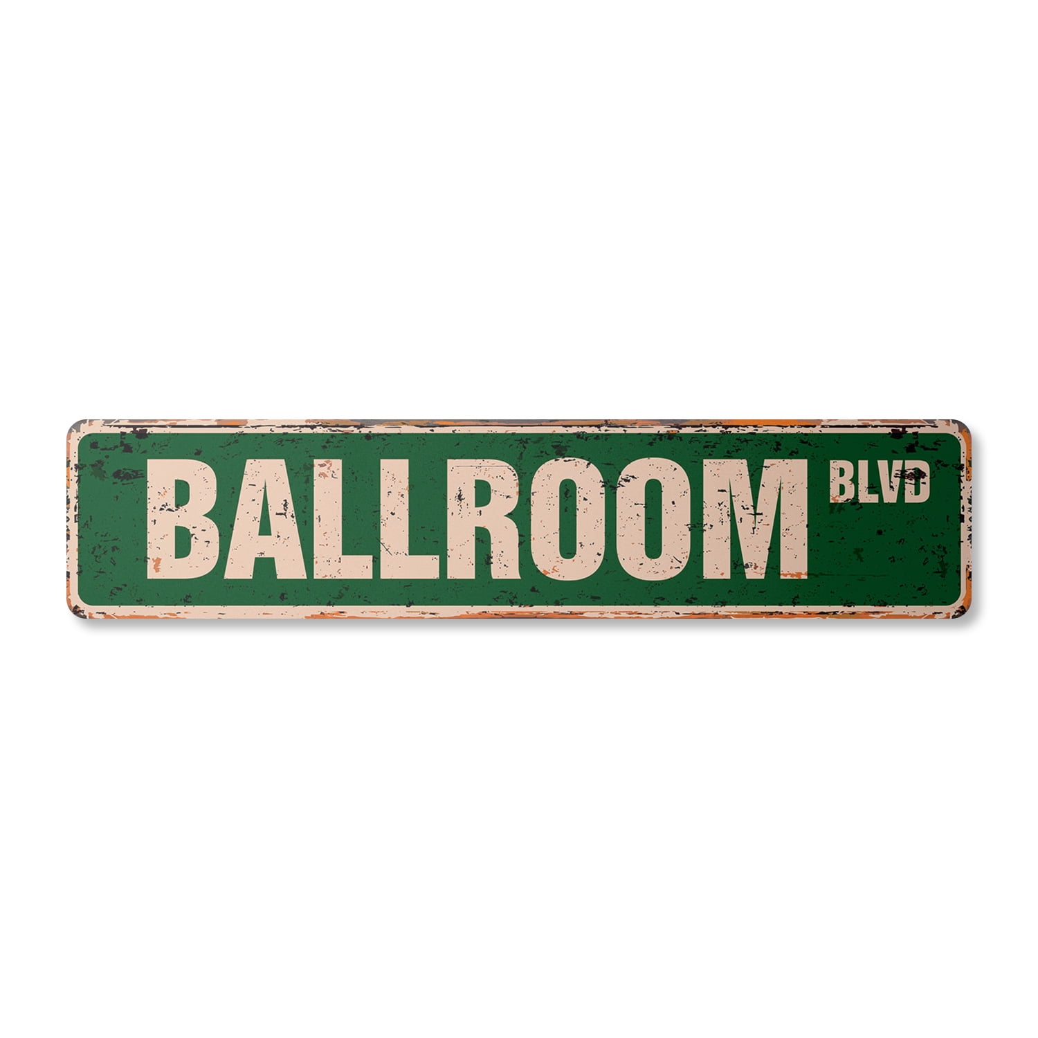 BALLROOM Vintage Plastic Street Sign ball room dance music party ...