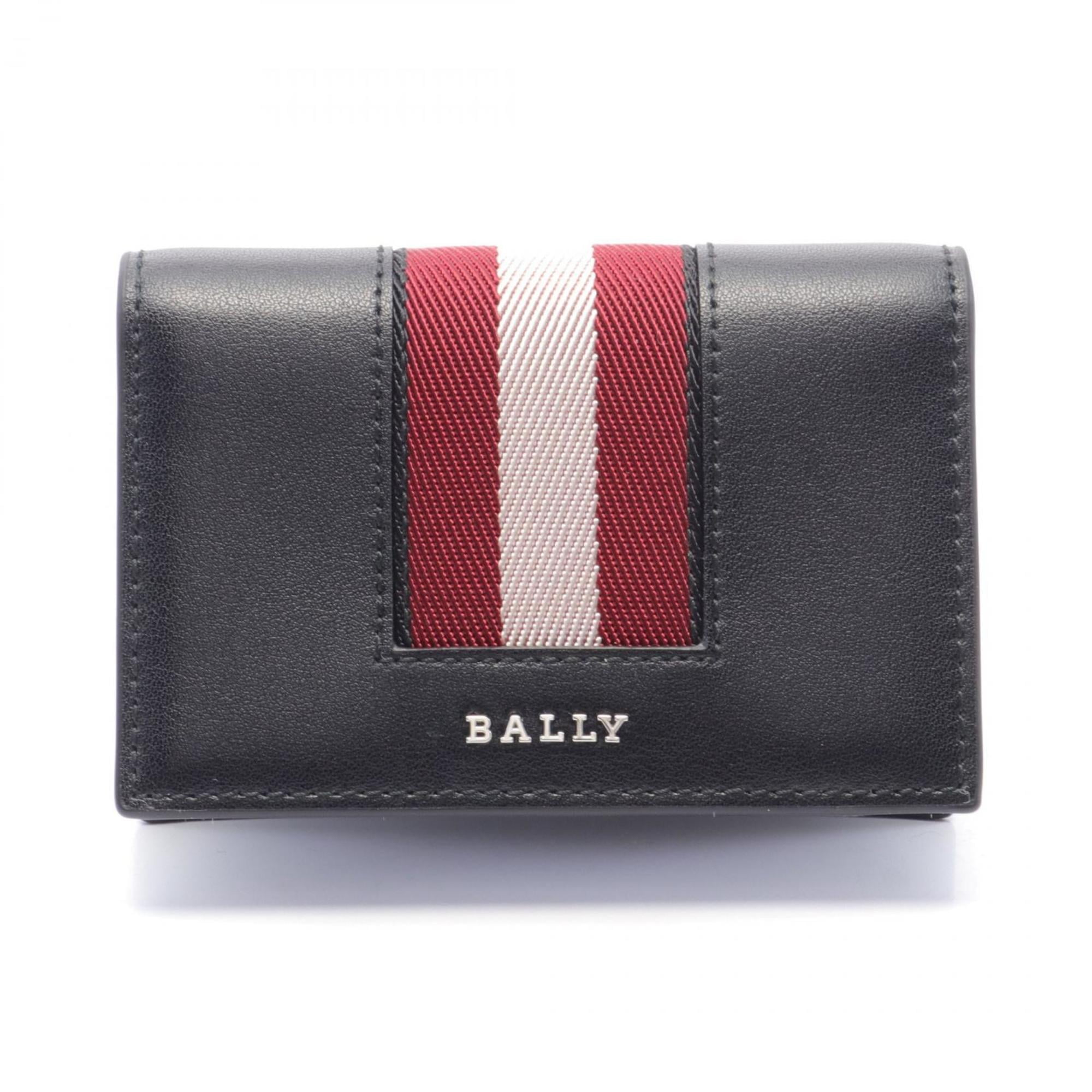 Pre-Owned BALLY BALEE Business Card Holder/Card Case Leather Men's ...