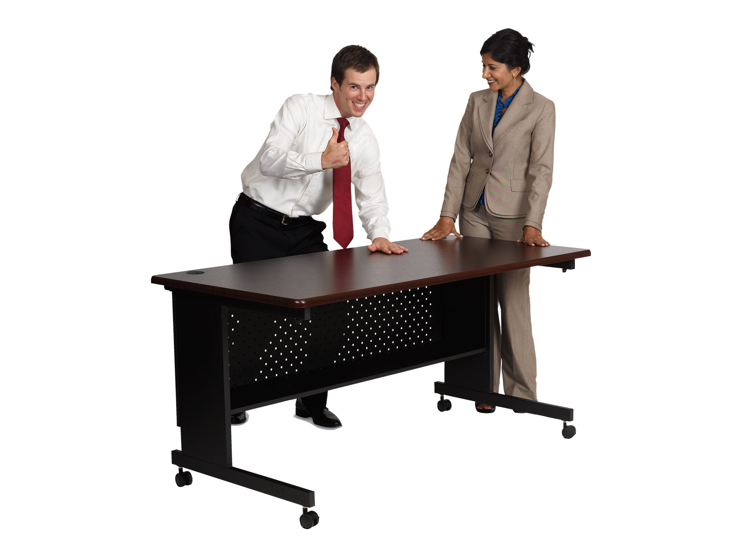 BALT Agility 7224 - Table - mobile - rectangular - black base - Walmart.com