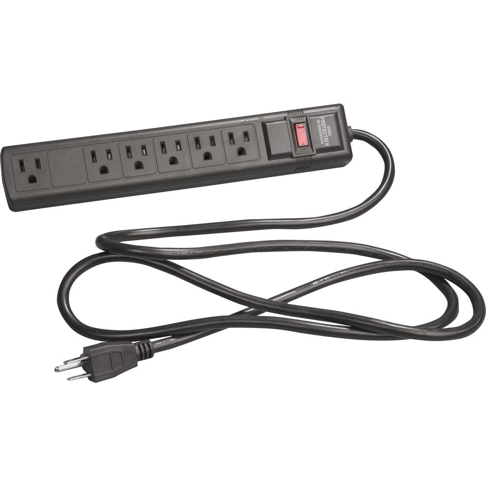 Mooreco Power Strip,7 Outlets,25 ft Cord,Black 66572 - Walmart.com