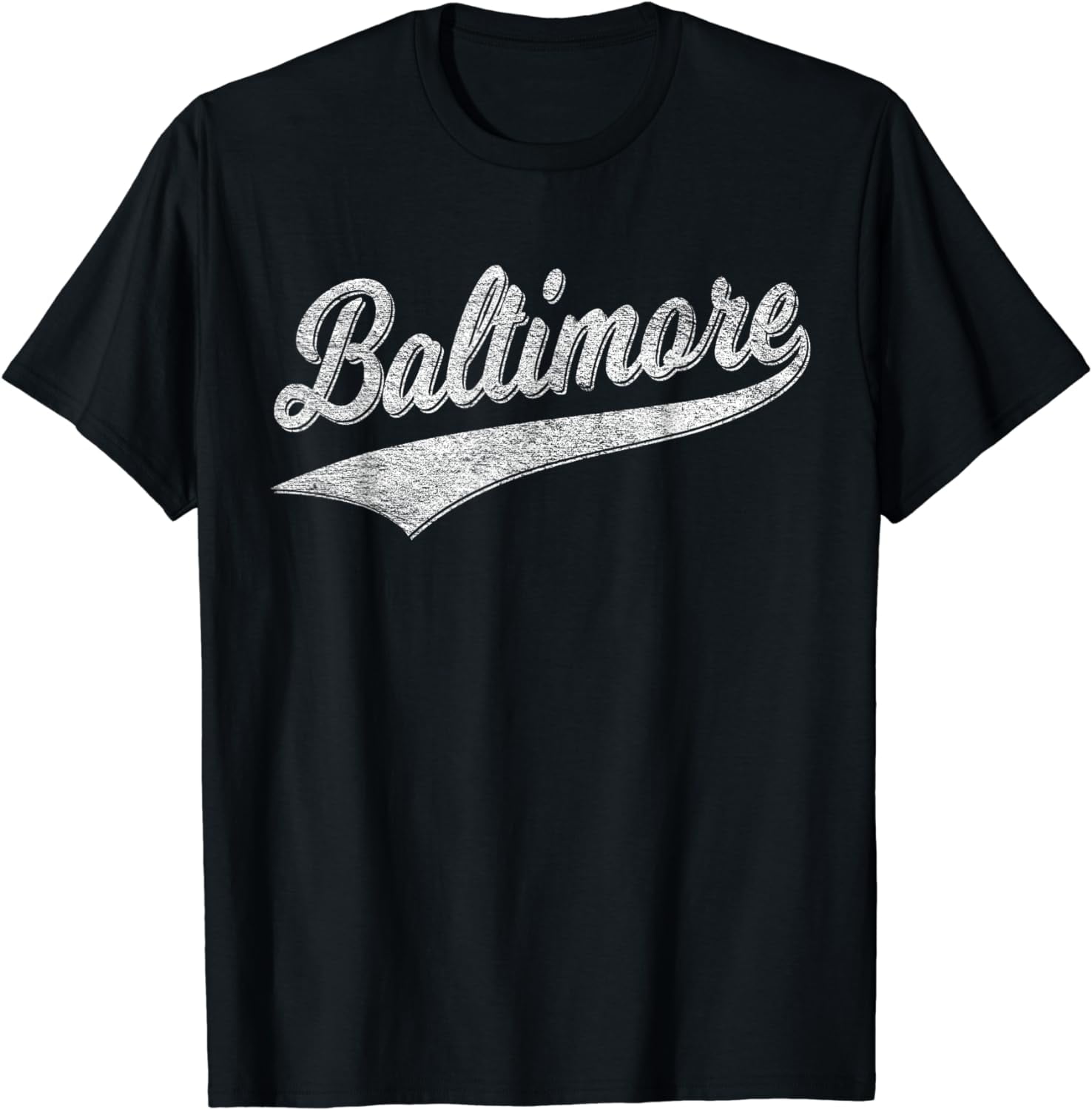 BALTIMORE MARYLAND VARSITY SCRIPT VINTAGE SPORTS JERSEY T-Shirt ...