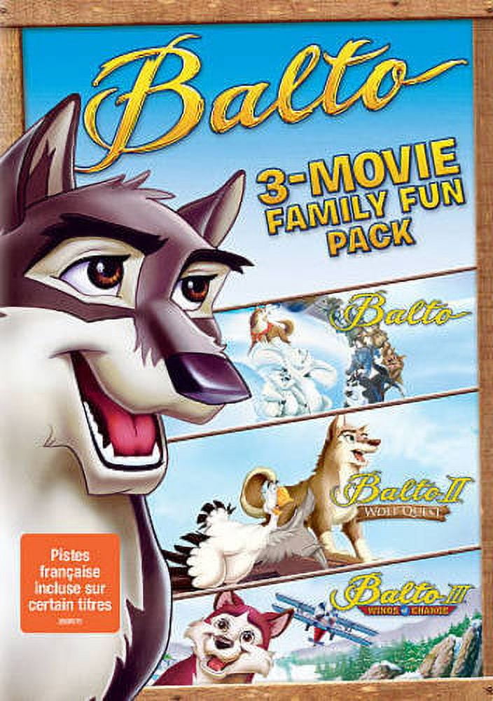 BALTO: Kids Animated 3-Movie Family Fun Pack, Multiple DVD Set for ...