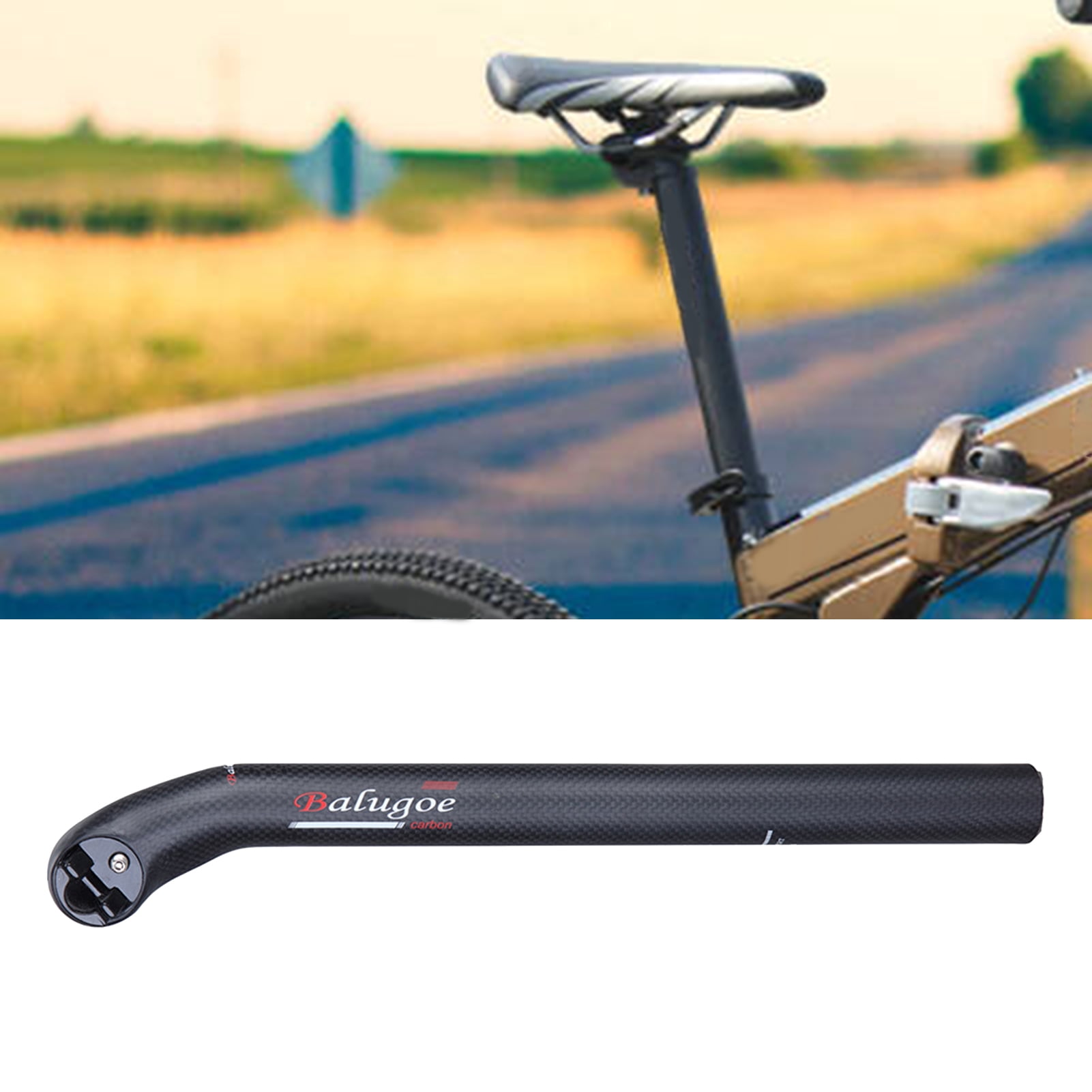 BALUGOE Bike Carbon Post Corrosion Resistance Fit Seamlessly Cycling ...