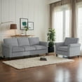 BALUS Linen 2 Pieces Sofa Set , Sofa and Chair Sets for Living Room ...