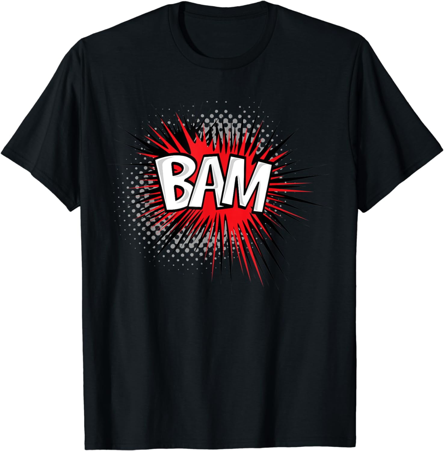 BAM! Iconic Comic Tee Fun Shirt - Walmart.com