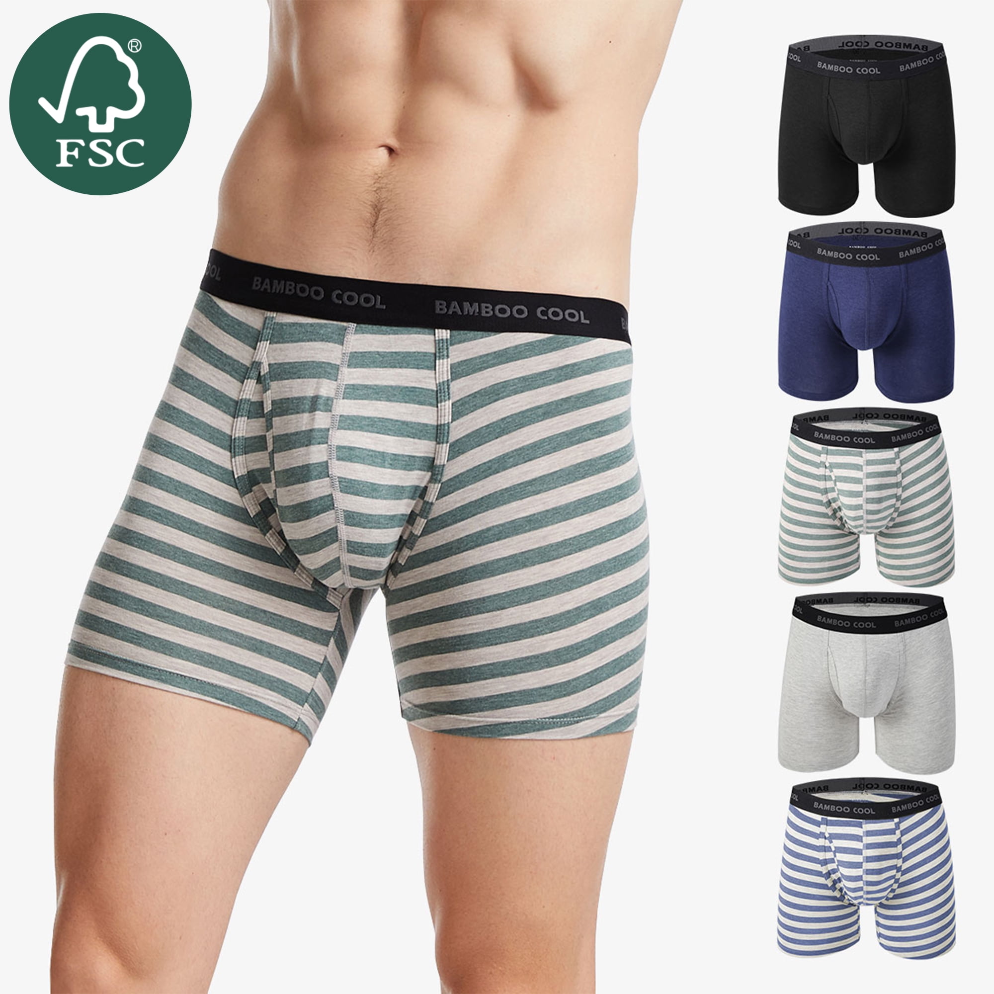 BAMBOO COOL Men's Underwear,Bamboo Boxer Briefs Breathable ,Moisture ... BAMBOO COOL Men's Underwear,Bamboo Boxer Briefs Breathable ,Moisture ...
