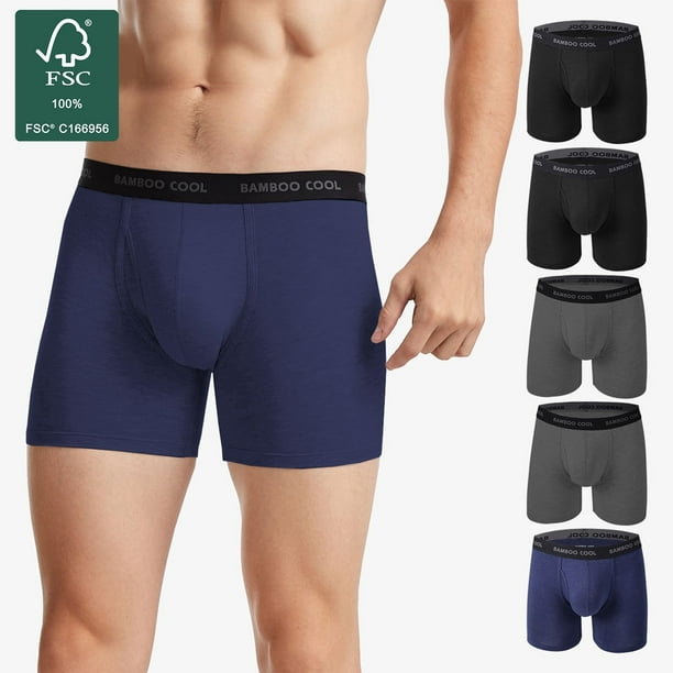 Bamboo Cool Mens Underwear Boxer Briefsbamboo Viscose Soft Breathable