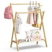 Costway Kid Clothes Rack with 3 Adjustable Heights Home Freestanding ...