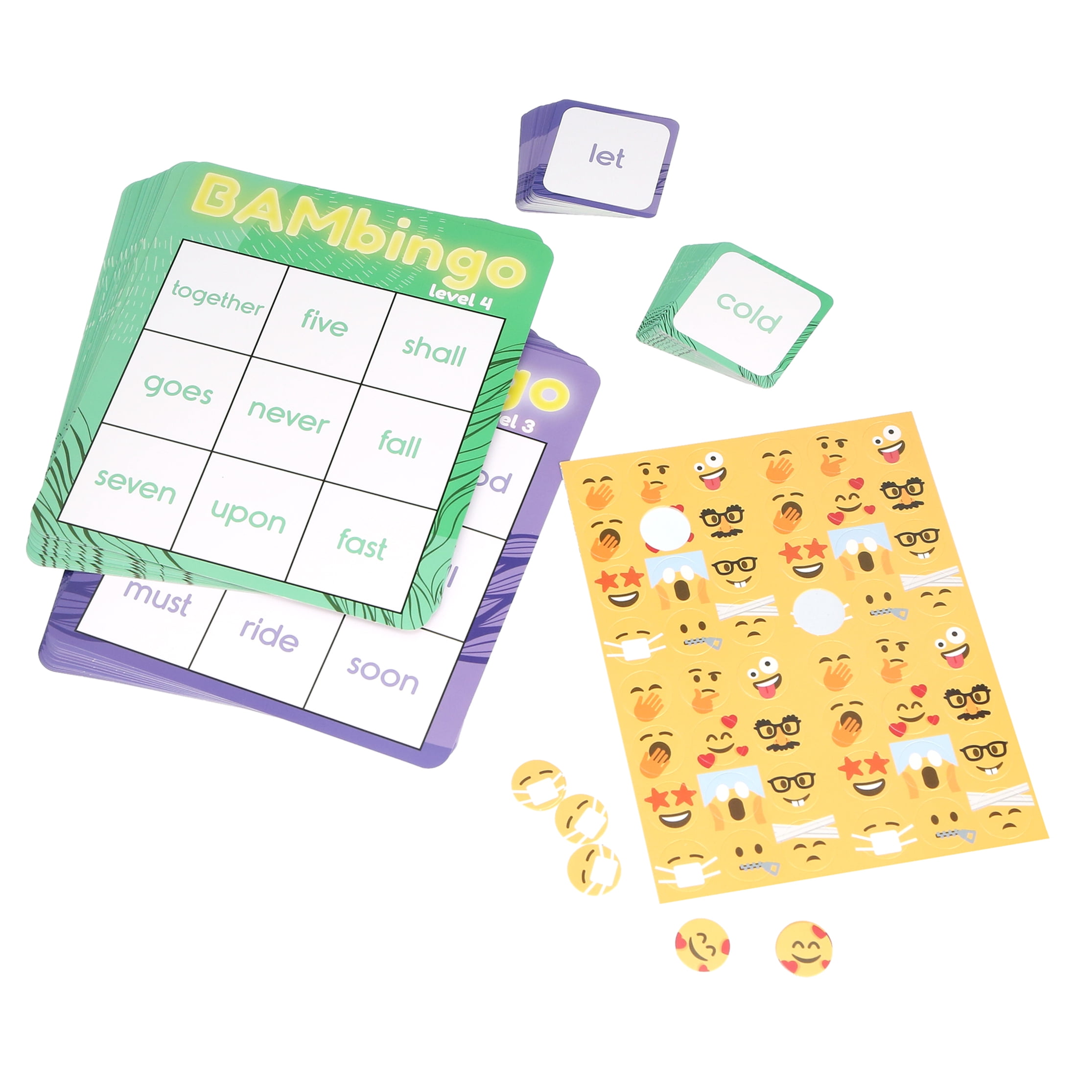BAMBingo Sight Word Bingo Game Learn to Read (Level 3 and Level 4 ...