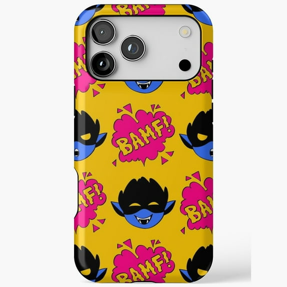 BAMFS Pattern Comic Book Funny Fan Phone Cover for iPhone 11 12 13 14 ...