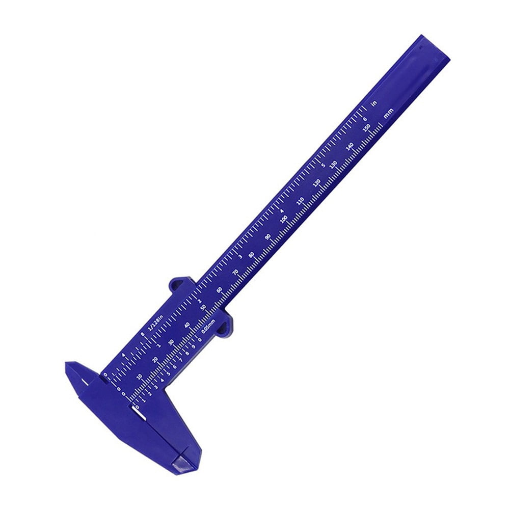 BAMILL 0-150mm Vernier Calipers Double Rule Scale Plastic Depth Height ...