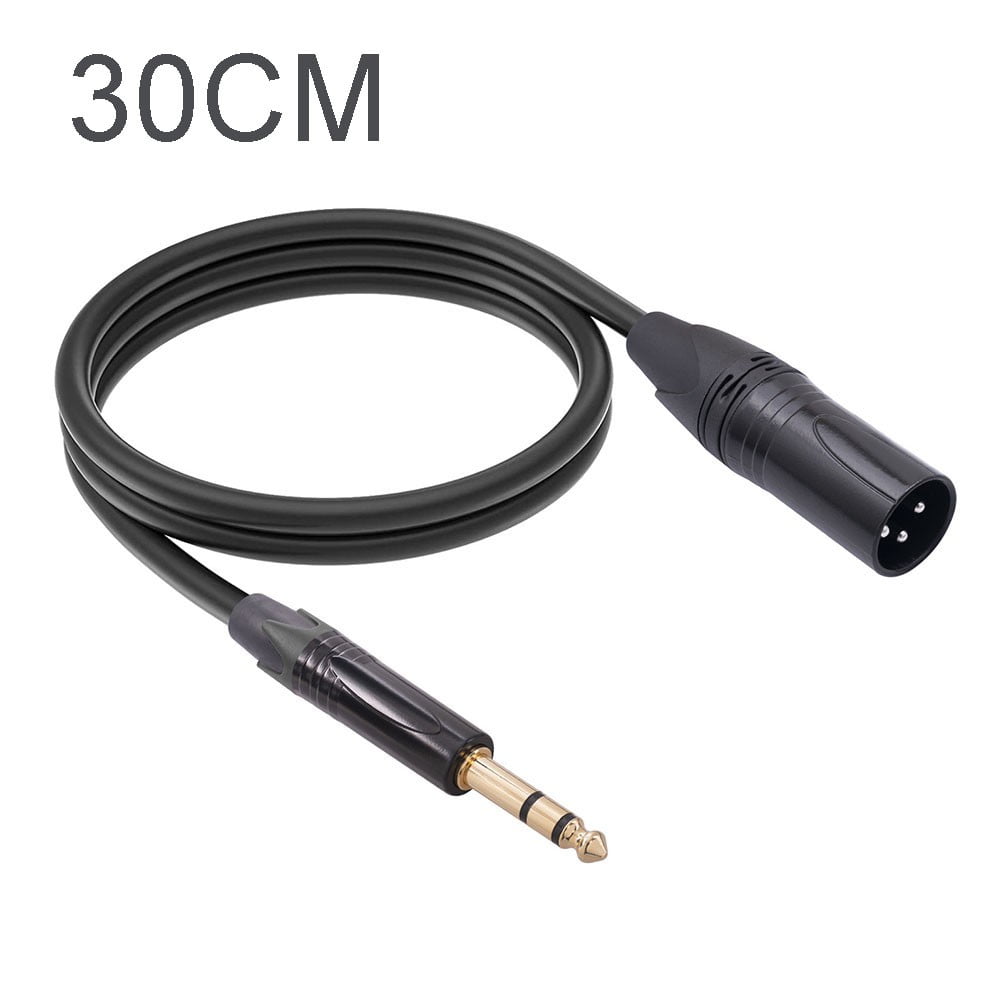BAMILL 1/4Inch TRS to 3PIN XLR Male Balanced Signal Interconnect Cable ...