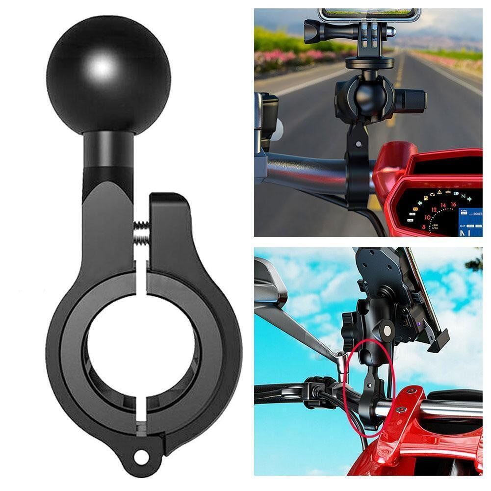 BAMILL 1" Motorcycle Handlebar Rail Mount Base Ball Mounts Aluminum Hot ...