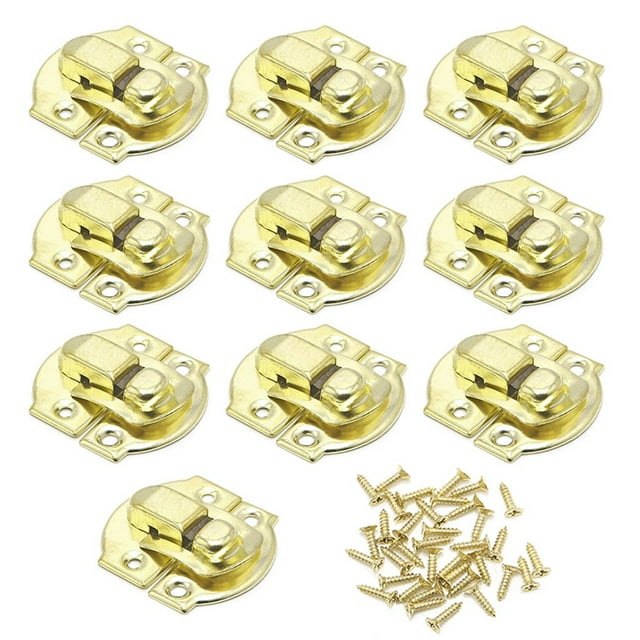 BAMILL 10PCS Treasure Box Buckle Iron Wooden Box Buckle Lock Buckle ...
