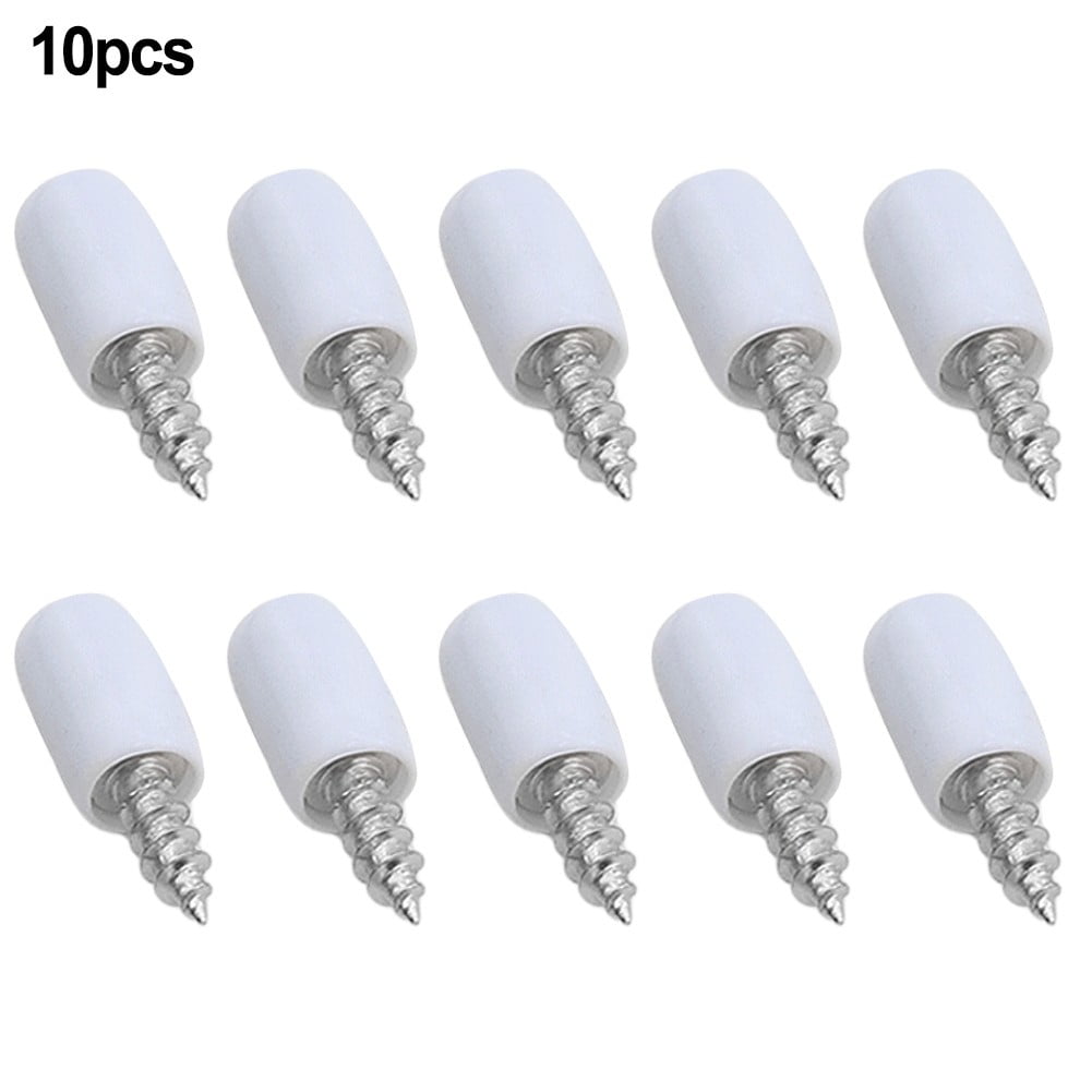 BAMILL 10pc Self-tapping Screws Cabinet Bracket Laminate Support Glass ...