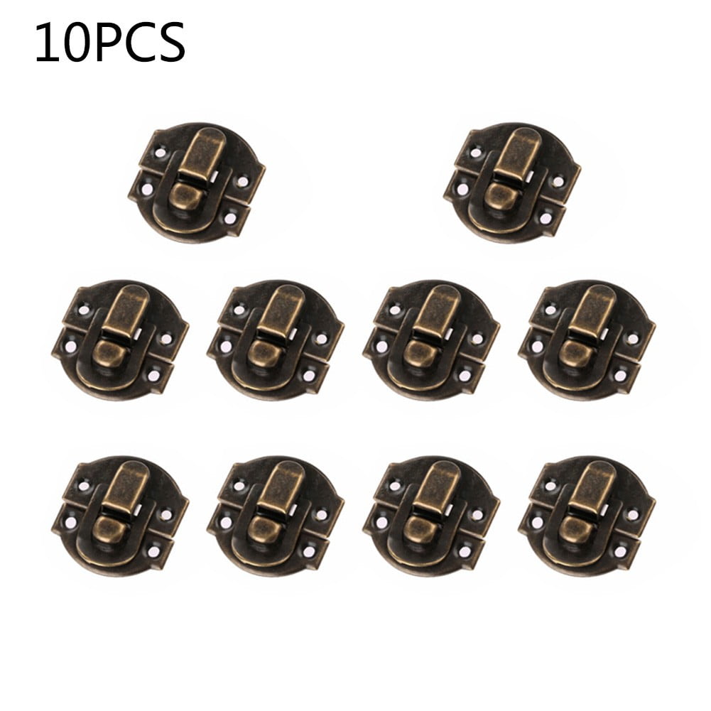 BAMILL 10pcs Mini Suitcase Box Mailbox Chest Trunk Toggle Catch Lock ...