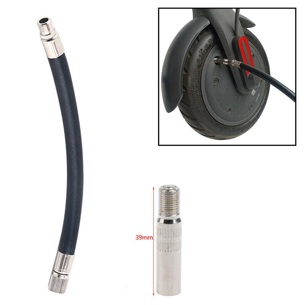 BAMILL 16cm Tire Inflator Extension Hose Air Pump Tube Black Fit For ...
