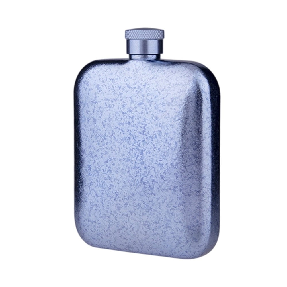 BAMILL 170/230ml Pure Ti Wine Flask Wine Bottle For Outdoor Camping Picnics Hiking 170ml Blue ...