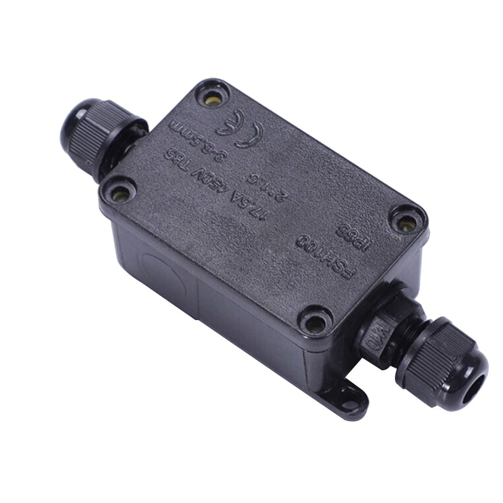 BAMILL 2 Way Outdoor Waterproof IP65 Cable Connector PC Junction Box ...