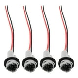 BAMILL 4x Connector Socket Bulb Bundle PigTail T15 Rubber Wedge LED ...