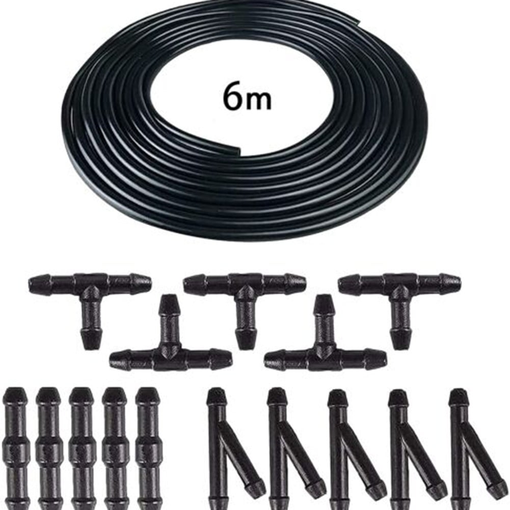 BAMILL 6M W/Connector Windshield Wiper Washer Nozzle Hose Kit Universal ...